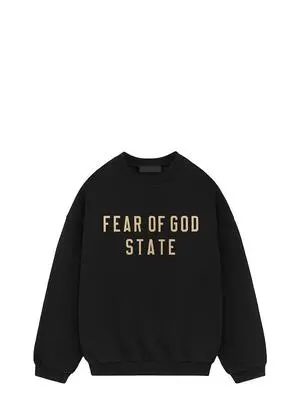 Fear Of God Essentials Fleece Iii Crewneck Sweatshirt - Black