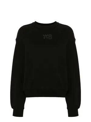 Alexander Wang Essential Terry Crewneck Sweatshirt - Black