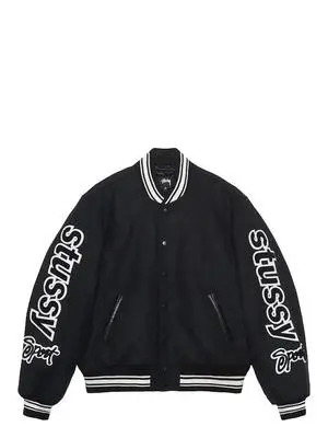 StÜssy Varsity Competition Jacket - Black