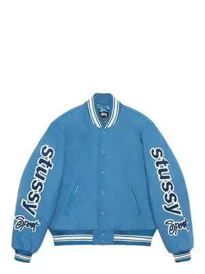 StÜssy Varsity Competition Jacket - Blue