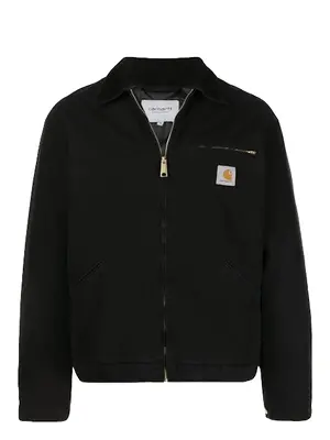 Carhartt WIP OG Detroit Aged Canvas Jacket Black/black