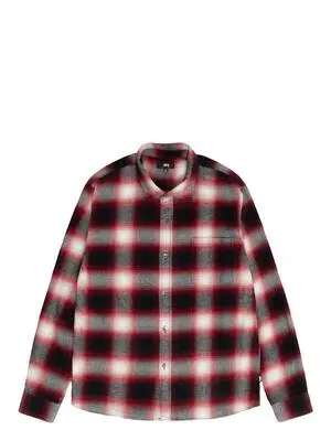 StÜssy Bay Plaid Shirt Red