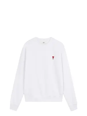 Ami De Coeur Classic Fit Sweatshirt - White/red
