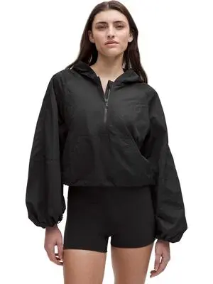 Lululemon Scuba Cropped Anorak Black