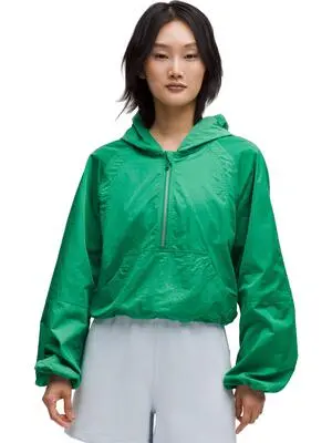 Lululemon Scuba Cropped Anorak - Raceway Green