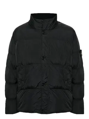 Stone Island Giubbotto Vera Piuma Real Down Jacket - Black