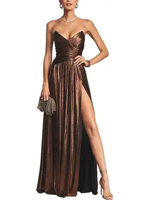 Retrofete Waldorf Gown Coffee Bean