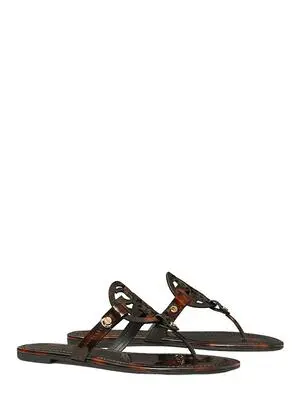 Tory Burch Miller Slide Sandals Tortoise