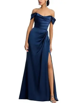 Amsale Amsale Corset Gown French Blue