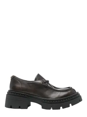 TWINSET Leather Brogues - Brown