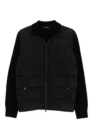 Herno Quilted Panelled Jacket - Black