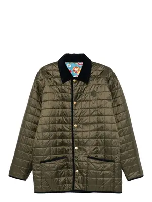 Drole De Monsieur Matelassé-effect Jacket - Green