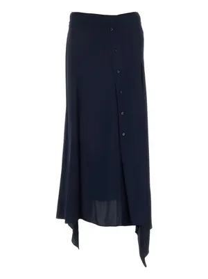 Stella McCartney Asymmetric Skirt - Blue
