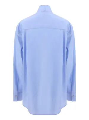 FORTE_FORTE Tie-fastening Shirt - Blue