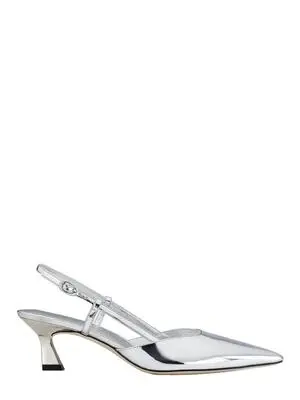 STUART WEITZMAN Vinnie 50mm Metallic Patent Leather Pumps