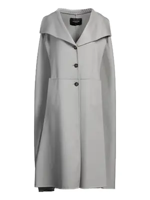 Fabiana Filippi Felted Cashmere Cape - Grey