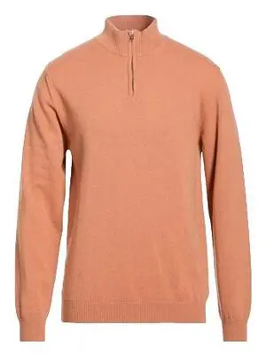 DANIELE FIESOLI Turtleneck In Wool And Cashmere - Brown
