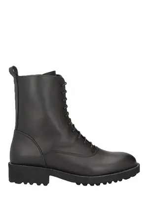 Fabiana Filippi Fabiana Filippi Leather Lace-Up Ankle Boots Brown