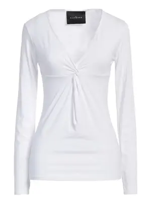 John Richmond T-shirt In Viscose And Elastane - White