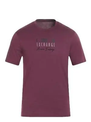 Armani Exchange T-shirt Mauve Size Cotton - Purple