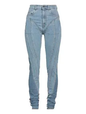 MUGLER Jeans In Cotton And Elastane - Blue