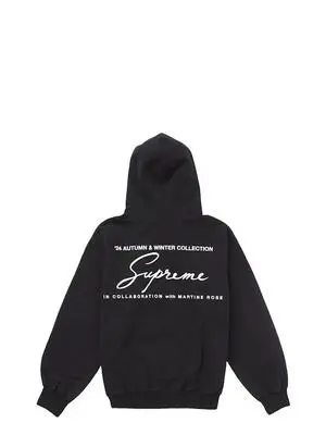Supreme Martine Rose Hooded Sweatshirt - Black