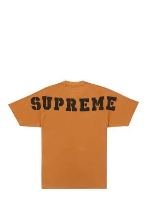 Supreme Stencil Thermal Short Sleeve Top - Orange