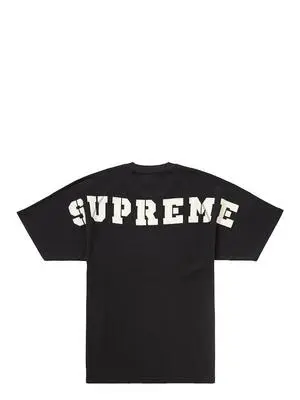 Supreme Stencil Thermal Short Sleeve Top Black