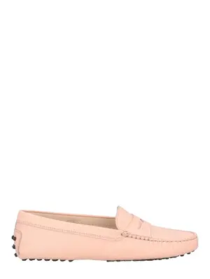 TOD'S TOD'S Leather Driving Loafers Pink