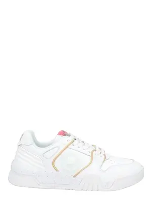 Just Cavalli Leather Low-top Sneakers - White