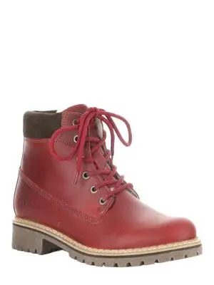 BOS. & CO. Hartt Waterproof Ankle Boots - Red/nut