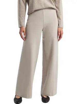Eileen Fisher Eileen Fisher Wool Wide Leg Pants Dove