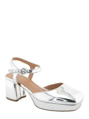 Aerosoles Aerosoles Soir Platform Pumps Silver Mirror Metallic