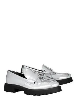 Tory Burch Tory Burch Platform Loafer Argento