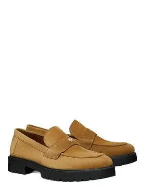 Tory Burch Platform Loafer - Wild Tobacco