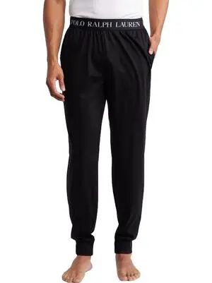 Polo Ralph Lauren Mercerized Cotton Pajama Joggers - Polo Black