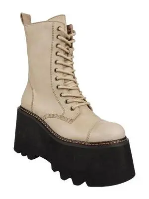 ZIGI ZIGI Raiza Platform Bootie Beige Lthr
