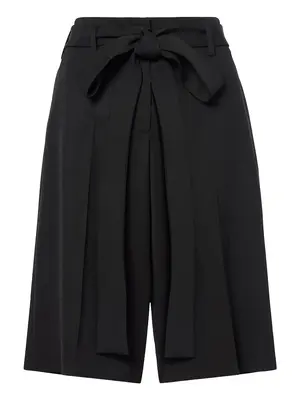 Valentino Garavani Virgin Wool Sable Bermuda Pants - Black