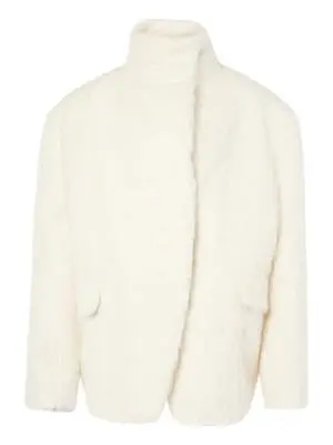 Magda Butrym Alpaca-blend Jacket - White