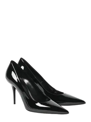 Saint Laurent Norma Pointed-toe Pumps - Black