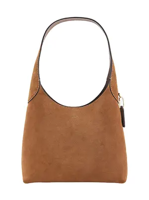 COACH Coach Suede Shoulder Bag Cedar