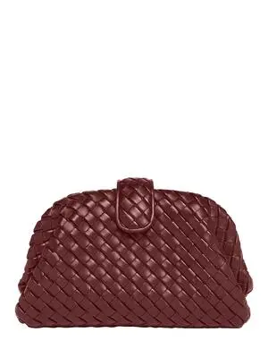 Bottega Veneta Lauren 1980 Mini Clutch Bag - Barolo