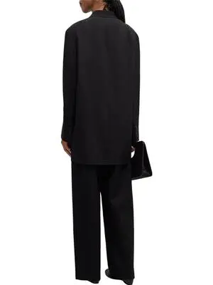 THE ROW Obine Oversized Jacket - Black