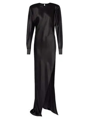 Valentino Garavani Silk Satin Gown - Black