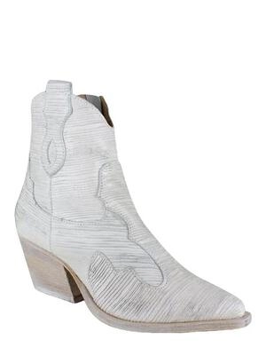 ZIGI ZIGI Yuliana Western Boots Off White Leather