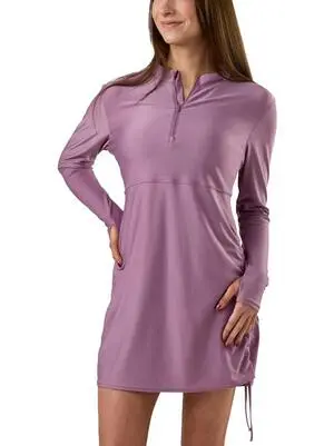 UV SKINZ Convertible Swim Shirtdress - Grape