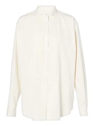 THE ROW Vince Silk Shirt - White