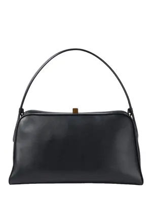 Khaite Cate Leather Shoulder Bag - Black