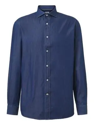 Brunello Cucinelli Denim Shirt - Blue
