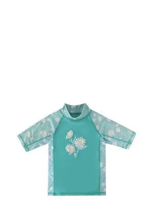 UV SKINZ Short Sleeve Swim Shirt - Oops-a-daisy